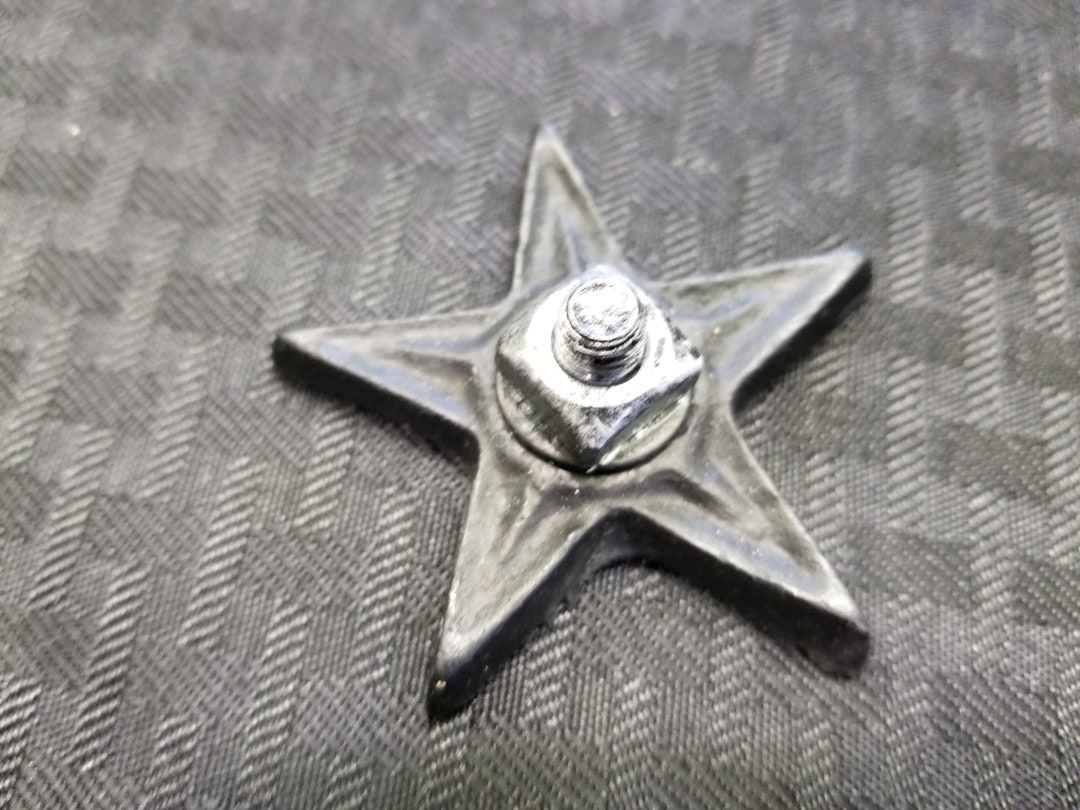 One Pair Small Star Anchor Plate resin Replica - Etsy