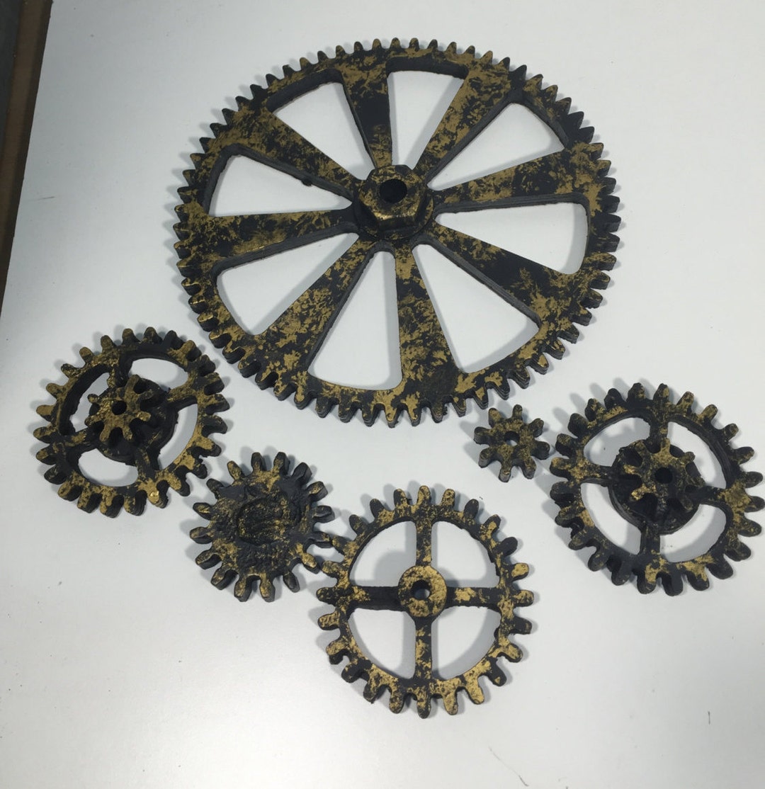 Interlocking Decorative Resin Gears - Etsy