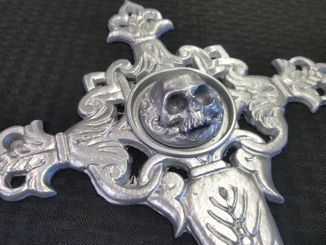 Cross With Optional Rosette Head Perfect for Haunted Houses | Etsy