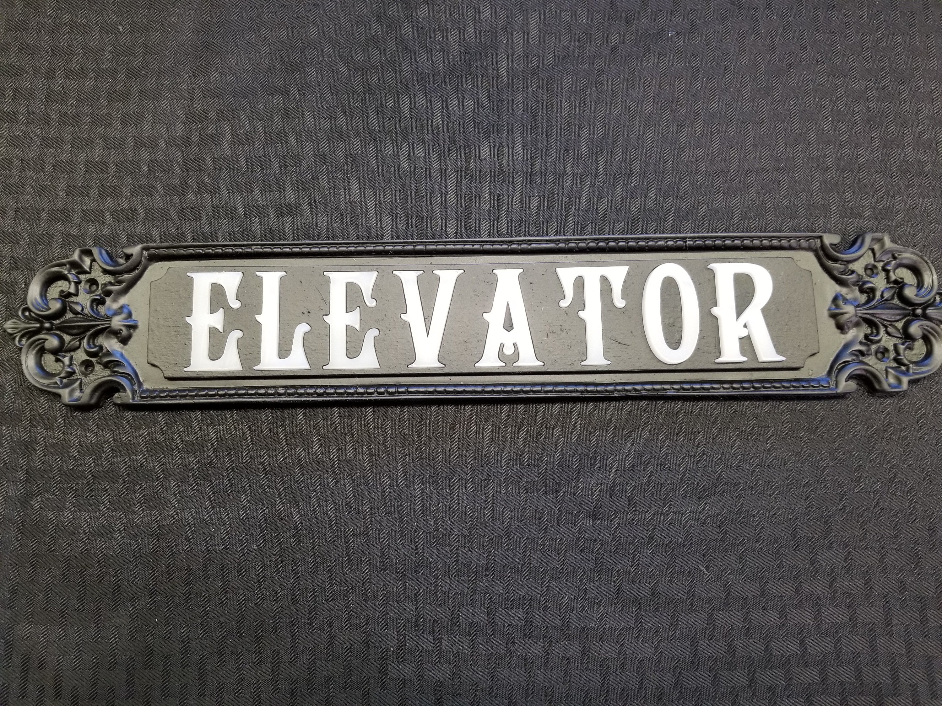 Lighted Elevator Sign Custom 25resin | Etsy