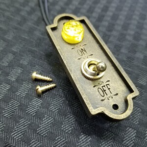 Turn of the Century Ball Toggle Switch With Resin Replica Plate and ...