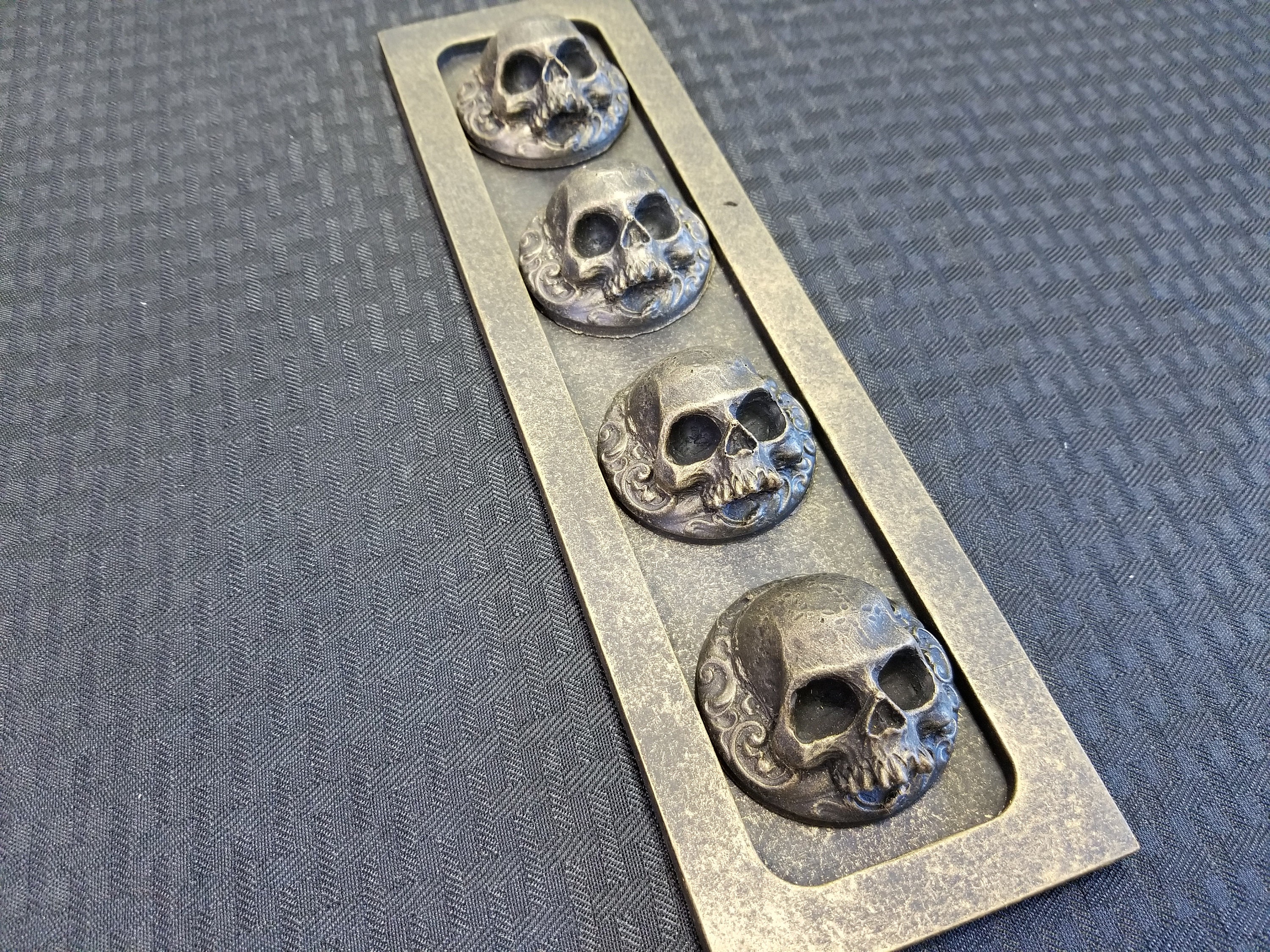 Rosette Rails/ Stiles 12 Inch Chair Rails With Skulls - Etsy
