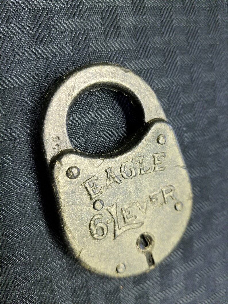 Antique Brass 6 Lever Lock Replica - Etsy