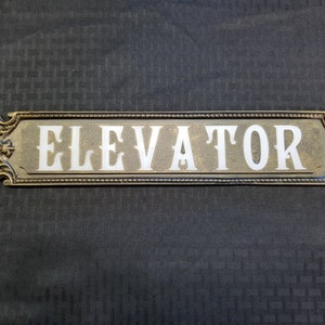 Lighted Elevator Sign Custom 25resin - Etsy