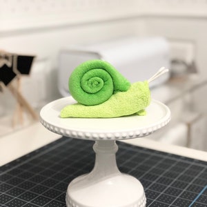 Snail Washcloth Cake Topper Baby Shower Baby Sprinkle Gender Reveal ...