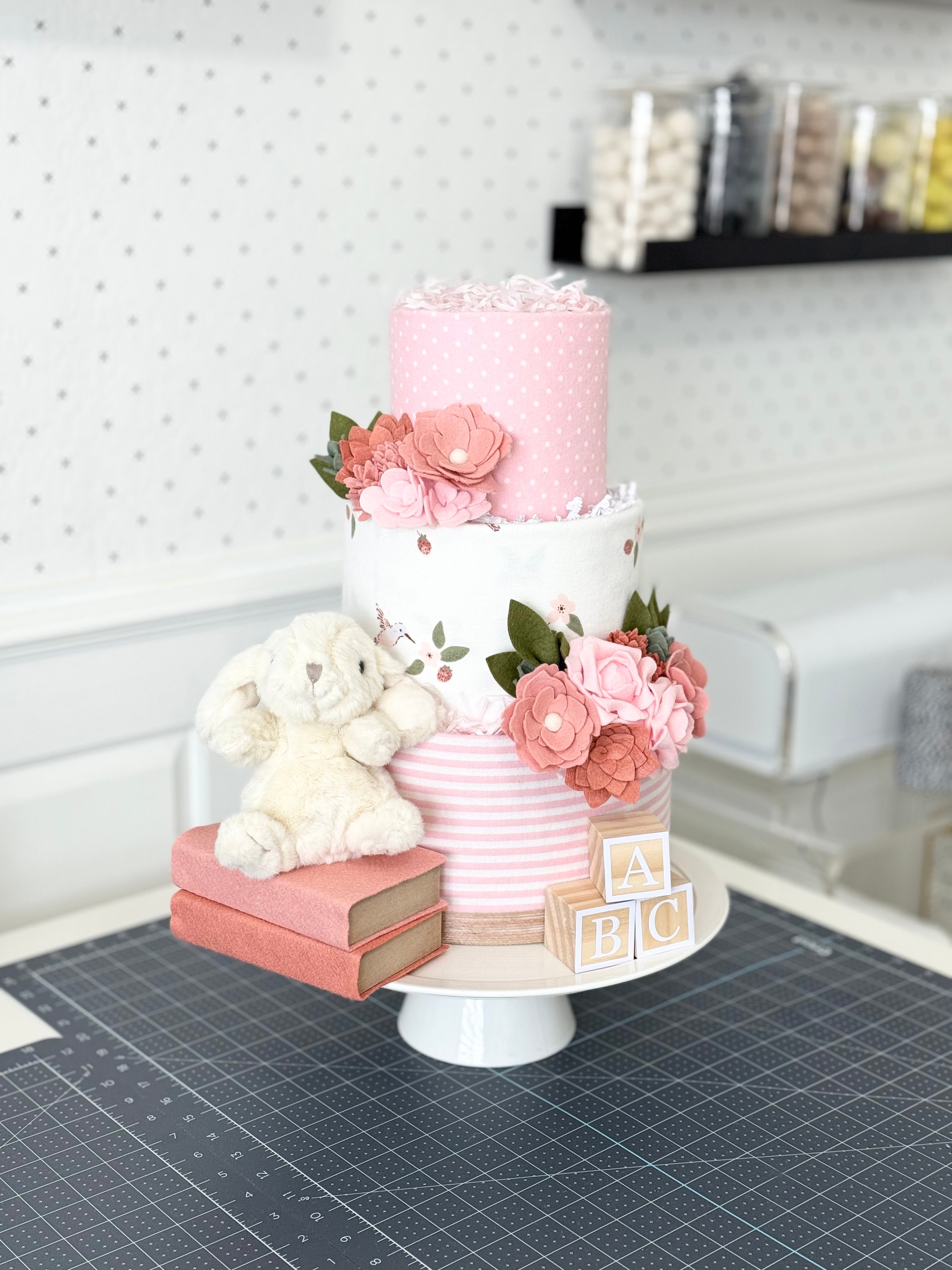 Large Storybook "once Upon a Baby" Diaper Cake: Baby Shower Gift ...