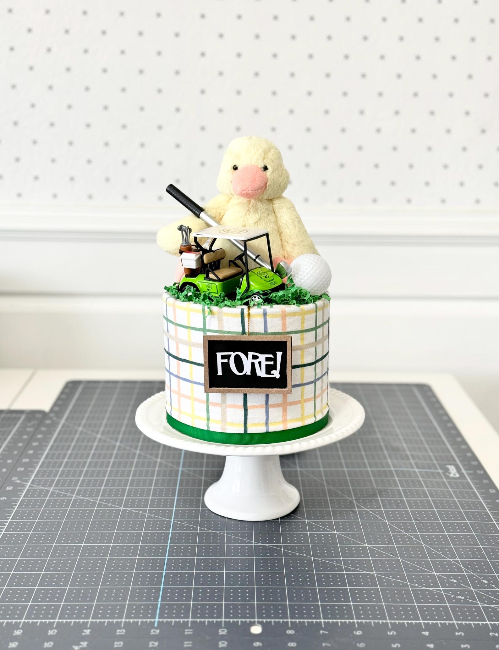Mini Golf Themed Diaper Cake Baby Shower Sprinkle Birthday Gift - Etsy