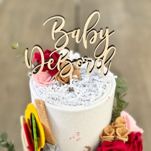 Large "slice Slice Baby" Pizza Pizzeria Diaper Cake - Baby Shower ...