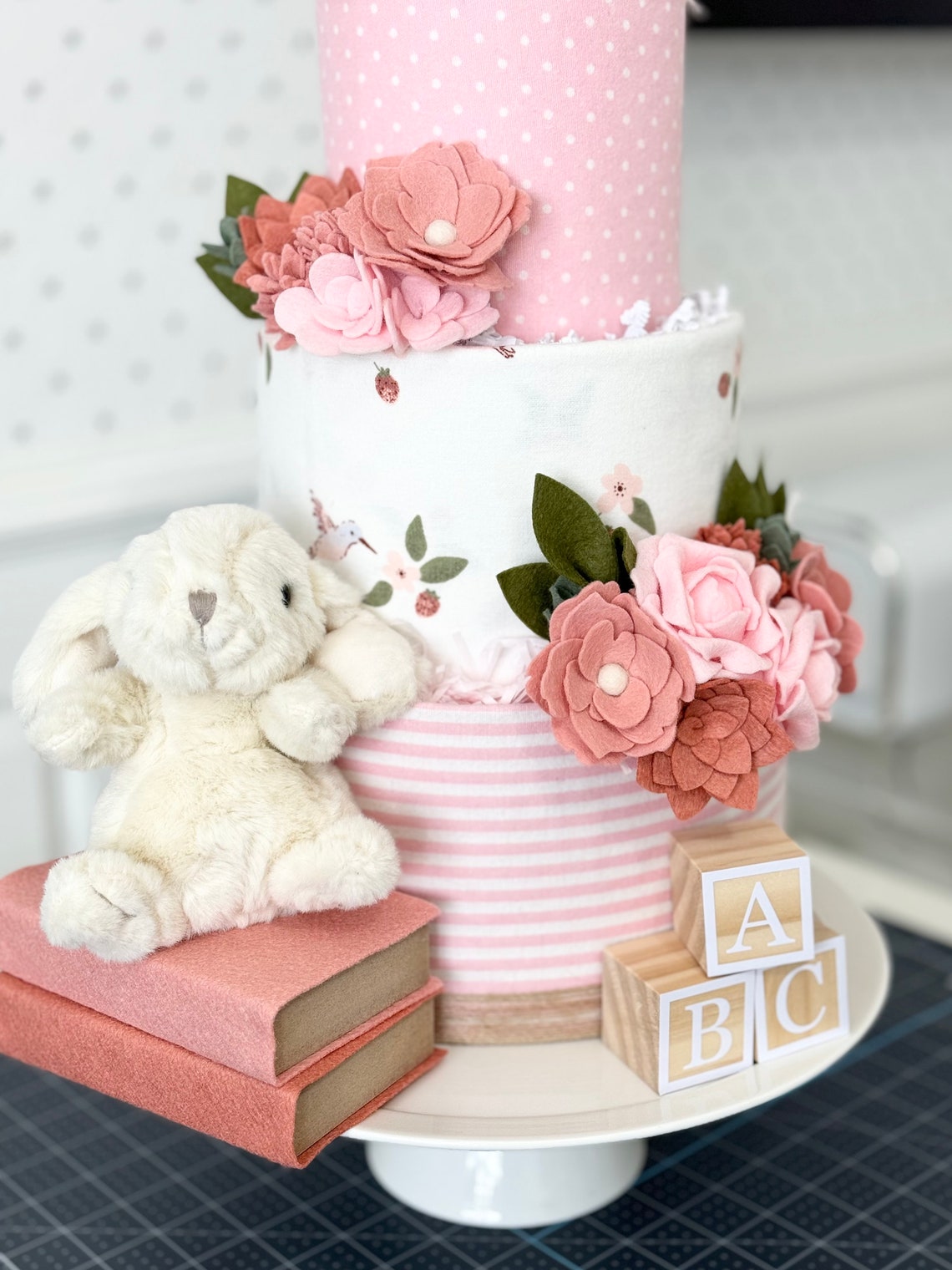 Large Storybook "once Upon a Baby" Diaper Cake: Baby Shower Gift ...
