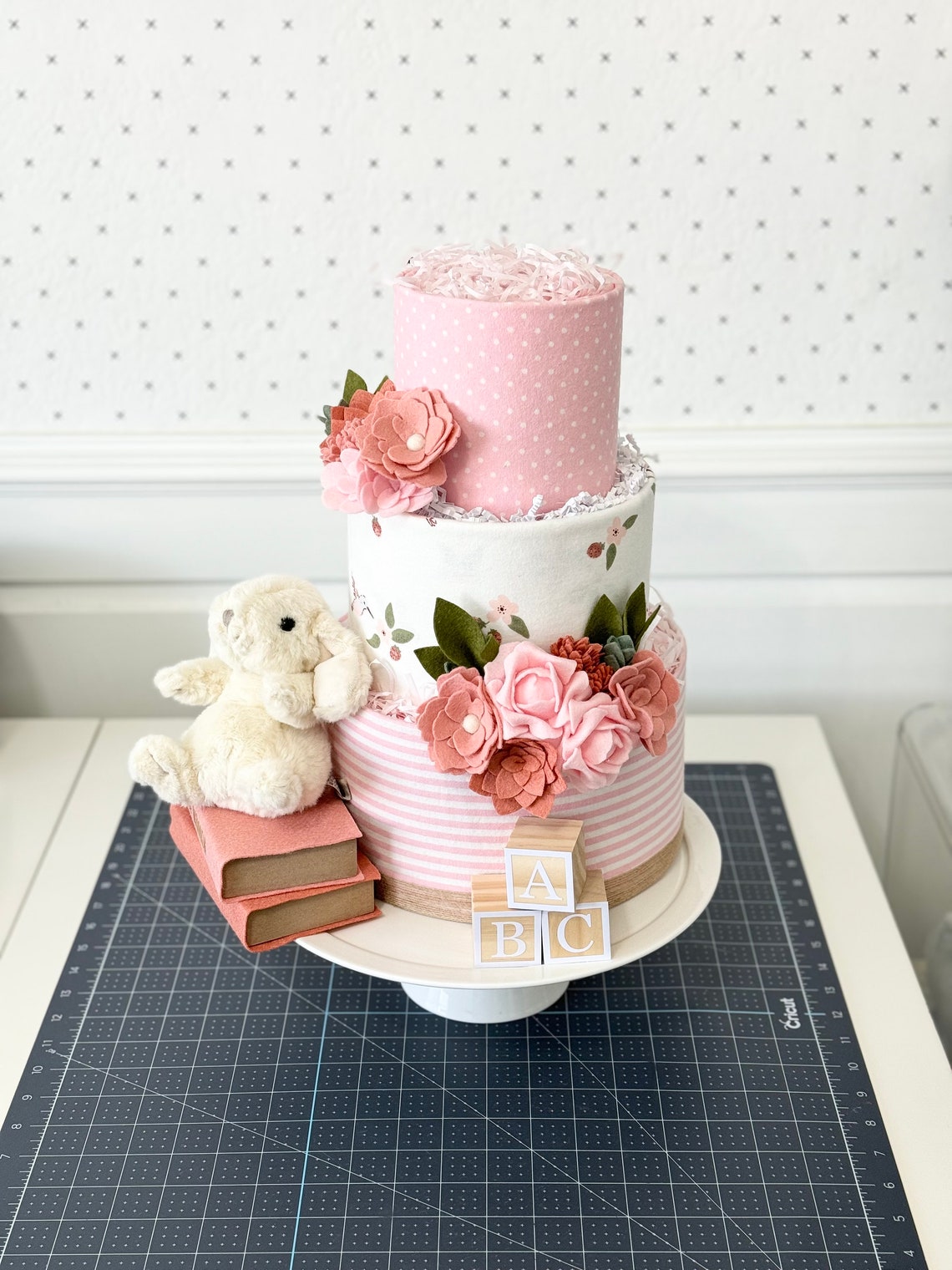 Large Storybook "once Upon a Baby" Diaper Cake: Baby Shower Gift ...