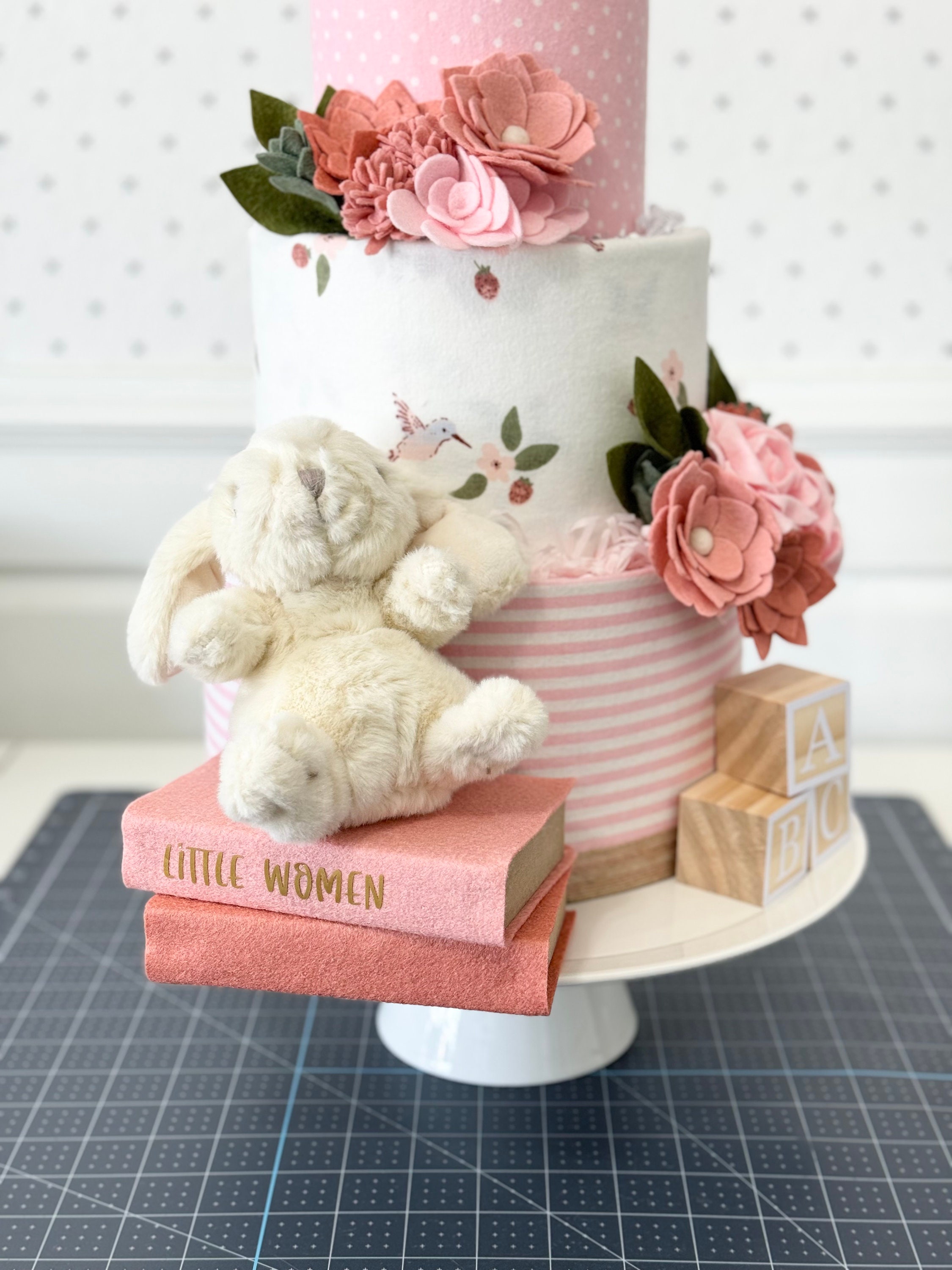 Large Storybook "once Upon a Baby" Diaper Cake: Baby Shower Gift ...
