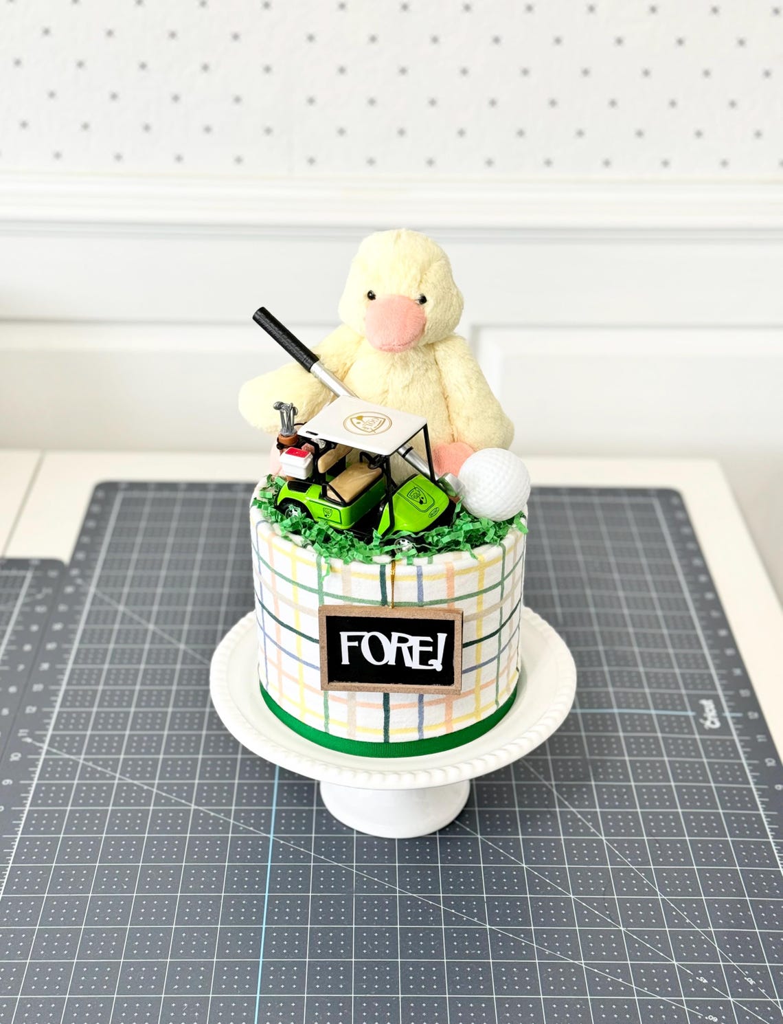 Mini Golf Themed Diaper Cake Baby Shower Sprinkle Birthday Gift - Etsy