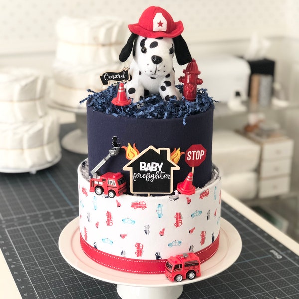 Firefighter Cake - Etsy