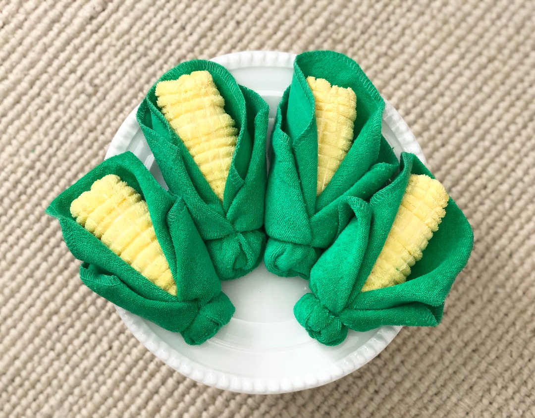Corn Washcloth Veggie Vegetable Cake Topper, Baby Shower, Baby Sprinkle ...