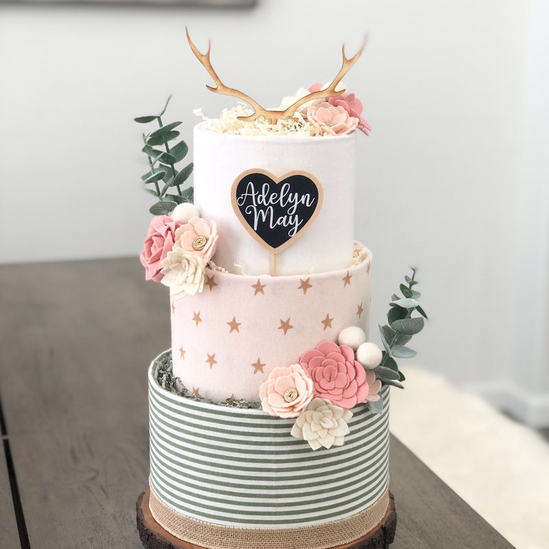 Diaper Cake Topper - Etsy