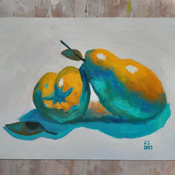 Quince Oil Painting - Etsy