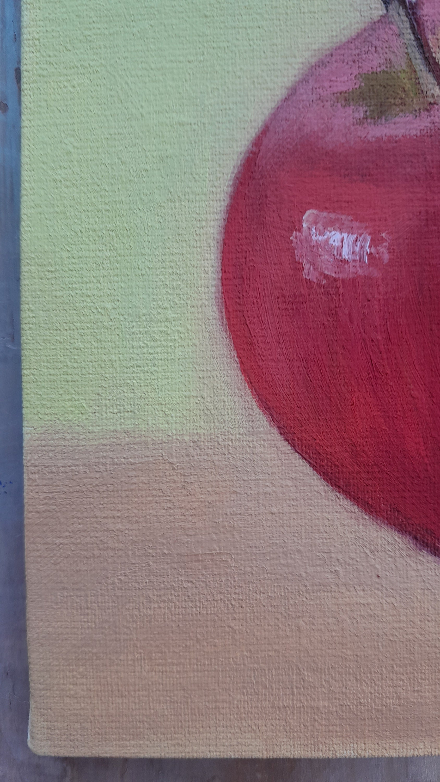 Apple Oil Painting Apple Wall Art Fruit Painting Kitchen Wall Art ...