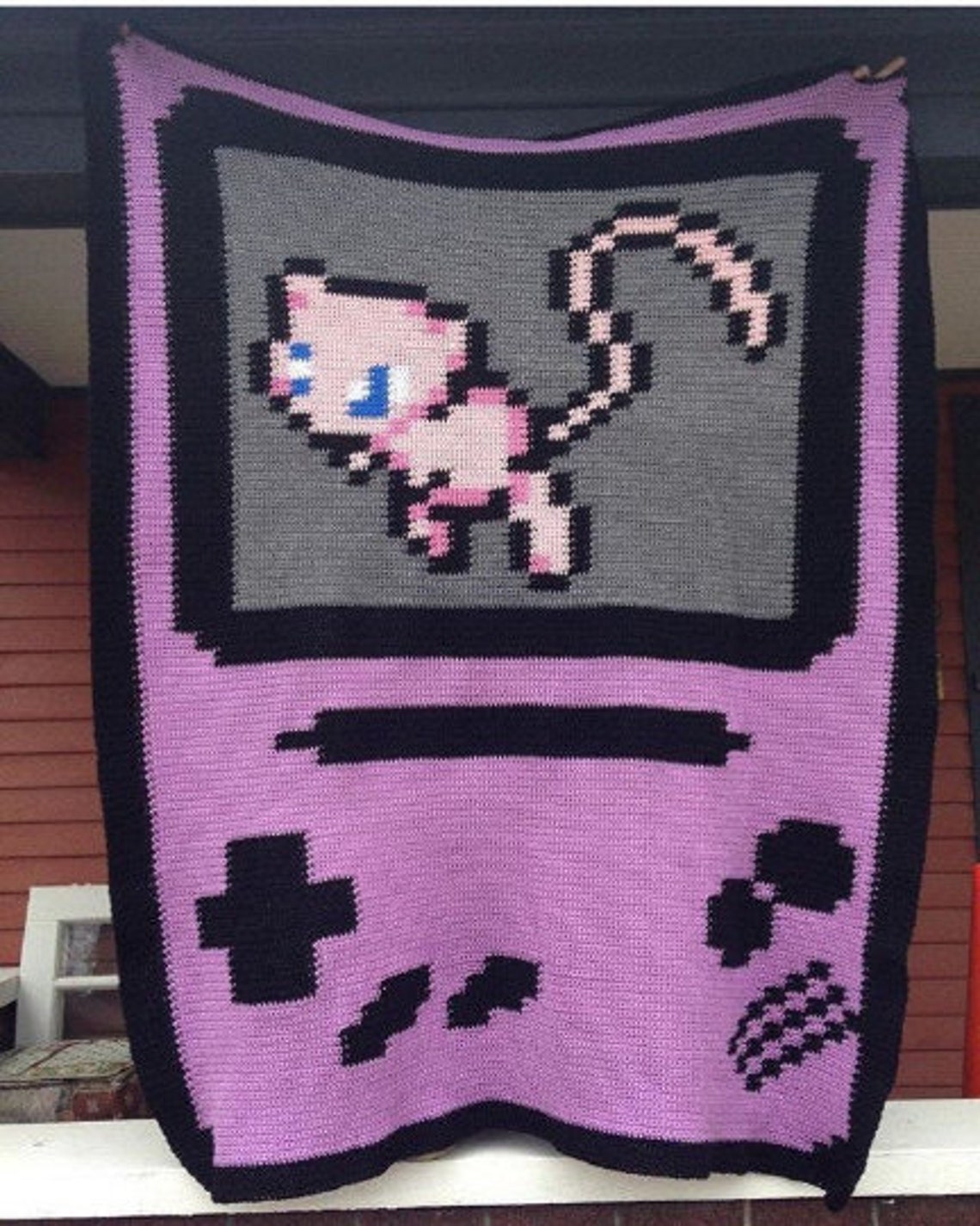 Mew - Pattern - Pokemon Graph - Etsy