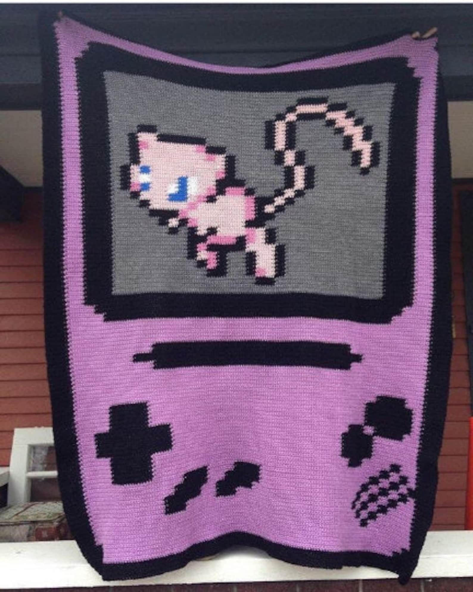Mew - Pattern - Pokemon Graph - Etsy