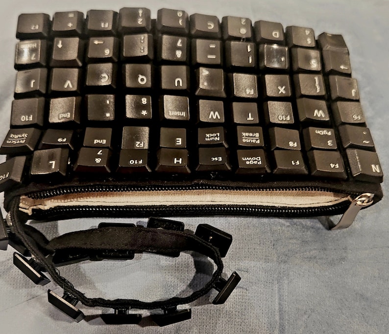 Black Computer Keyboard Wristlet Purse - Etsy