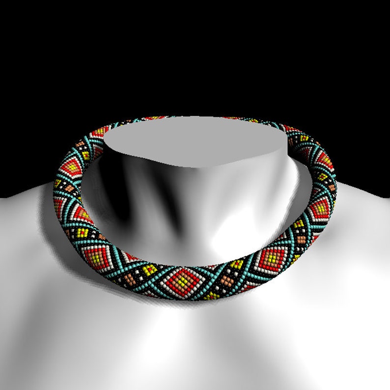 Native American Bead Crochet Pattern - Bead Crochet Rope Pattern ...