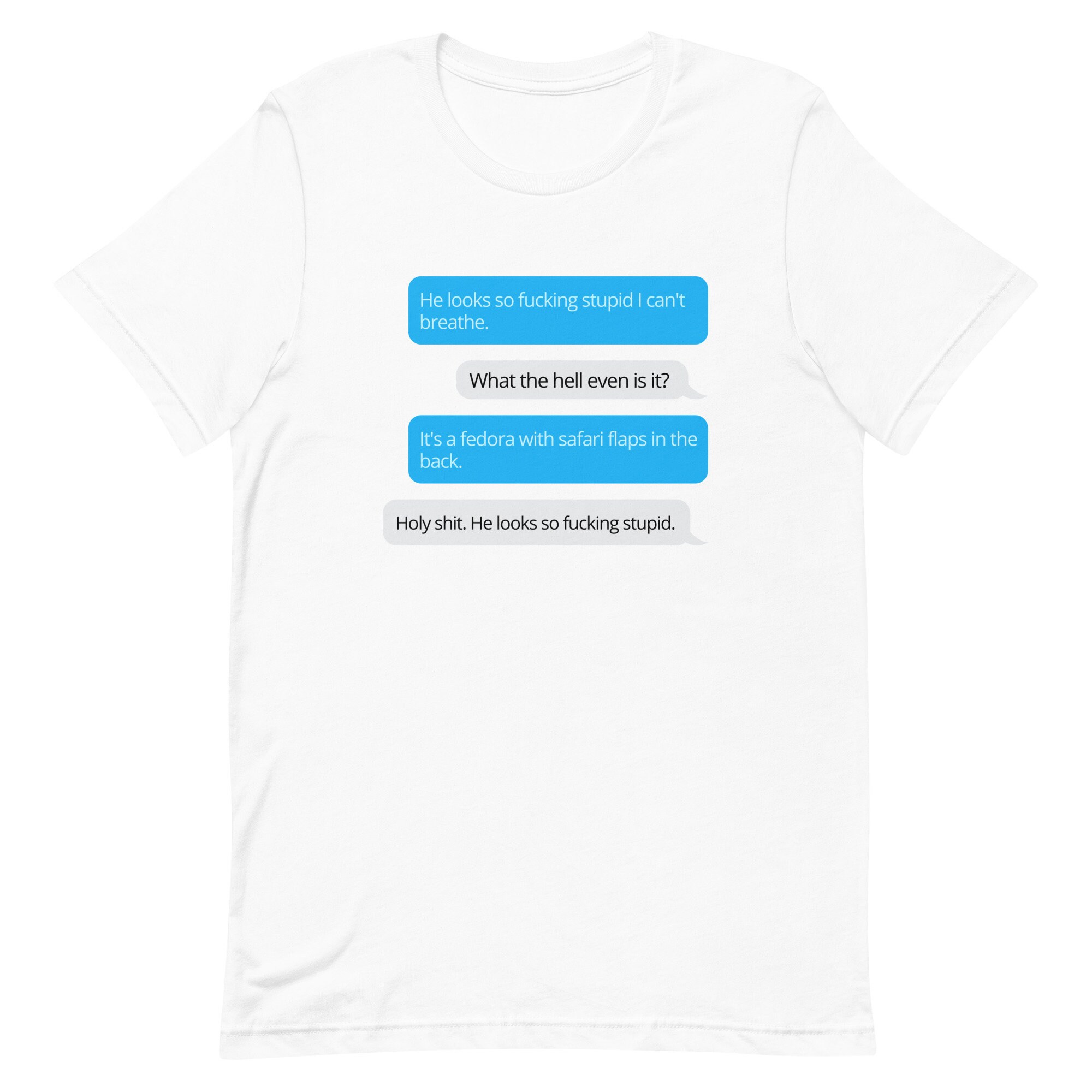 I Think You Should Leave Fedora With Safari Flaps Shirt Text - Etsy