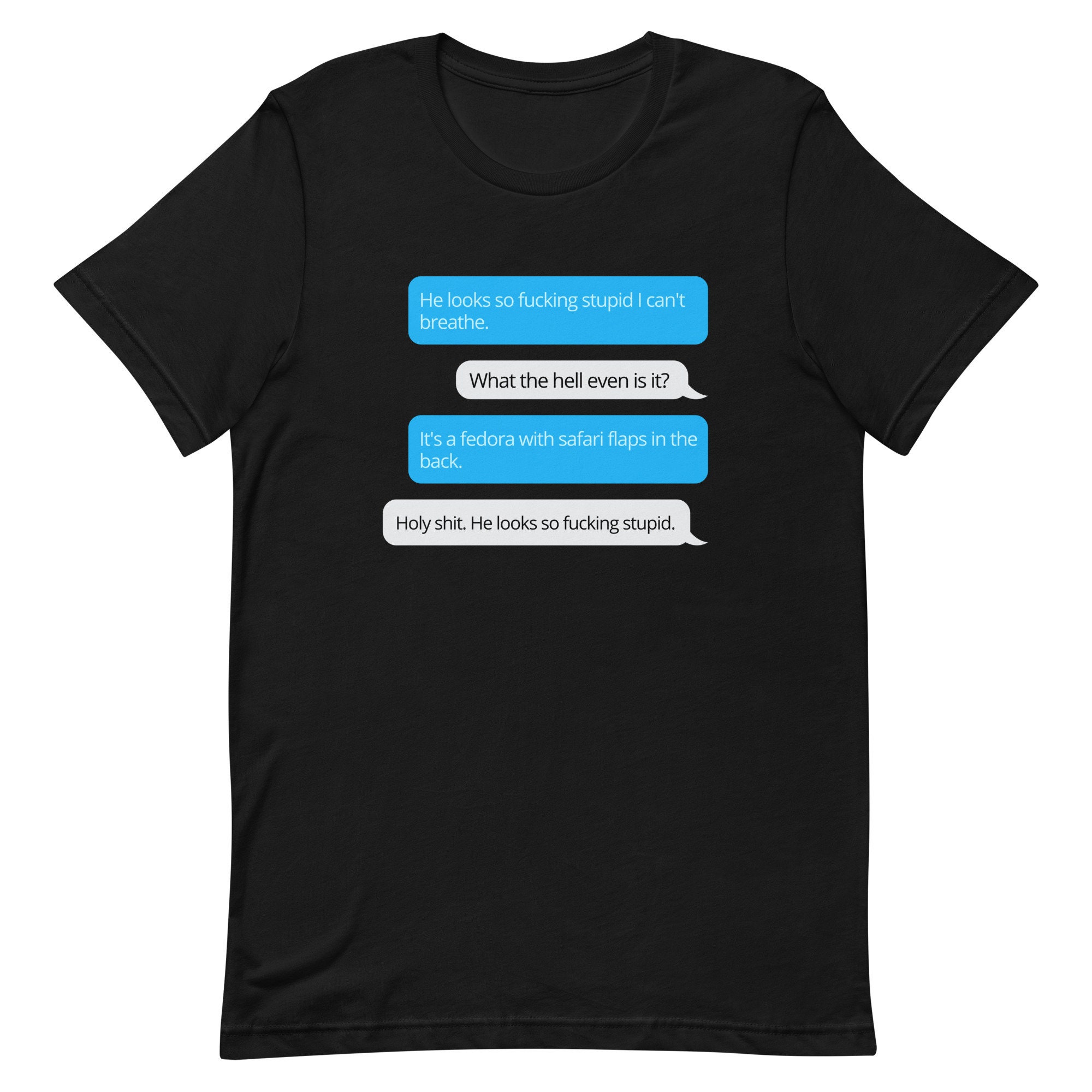 I Think You Should Leave Fedora With Safari Flaps Shirt Text - Etsy