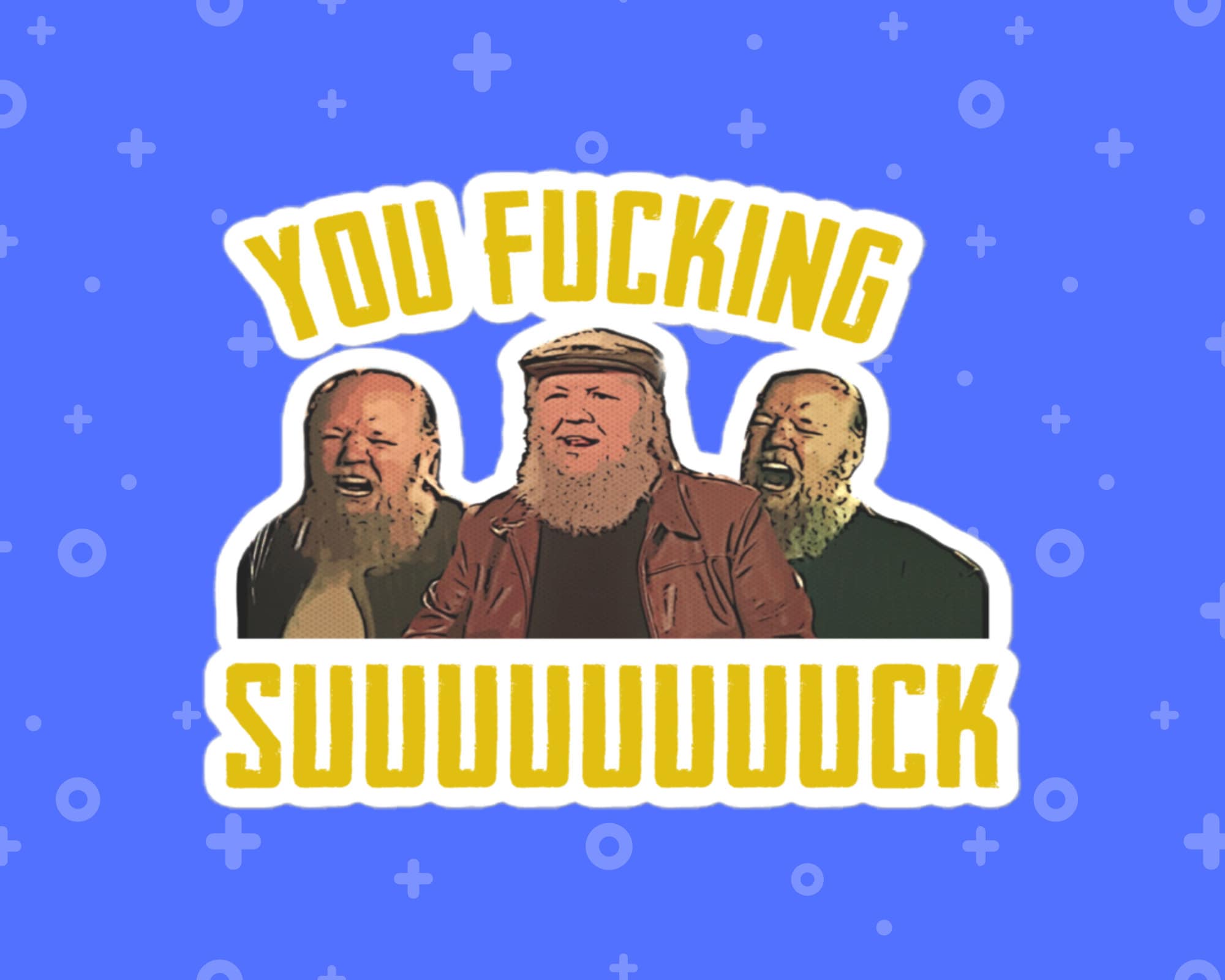 Detective Crashmore Saying Biff Wiff Sticker Funny Comedy - Etsy