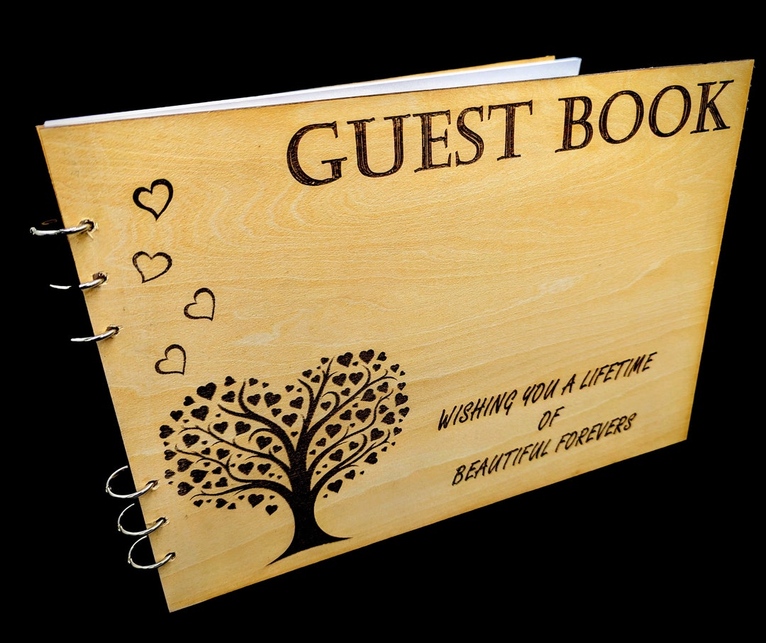 Custom Made Guest Book A4 Size for Any Occasion, Wedding, Christening ...