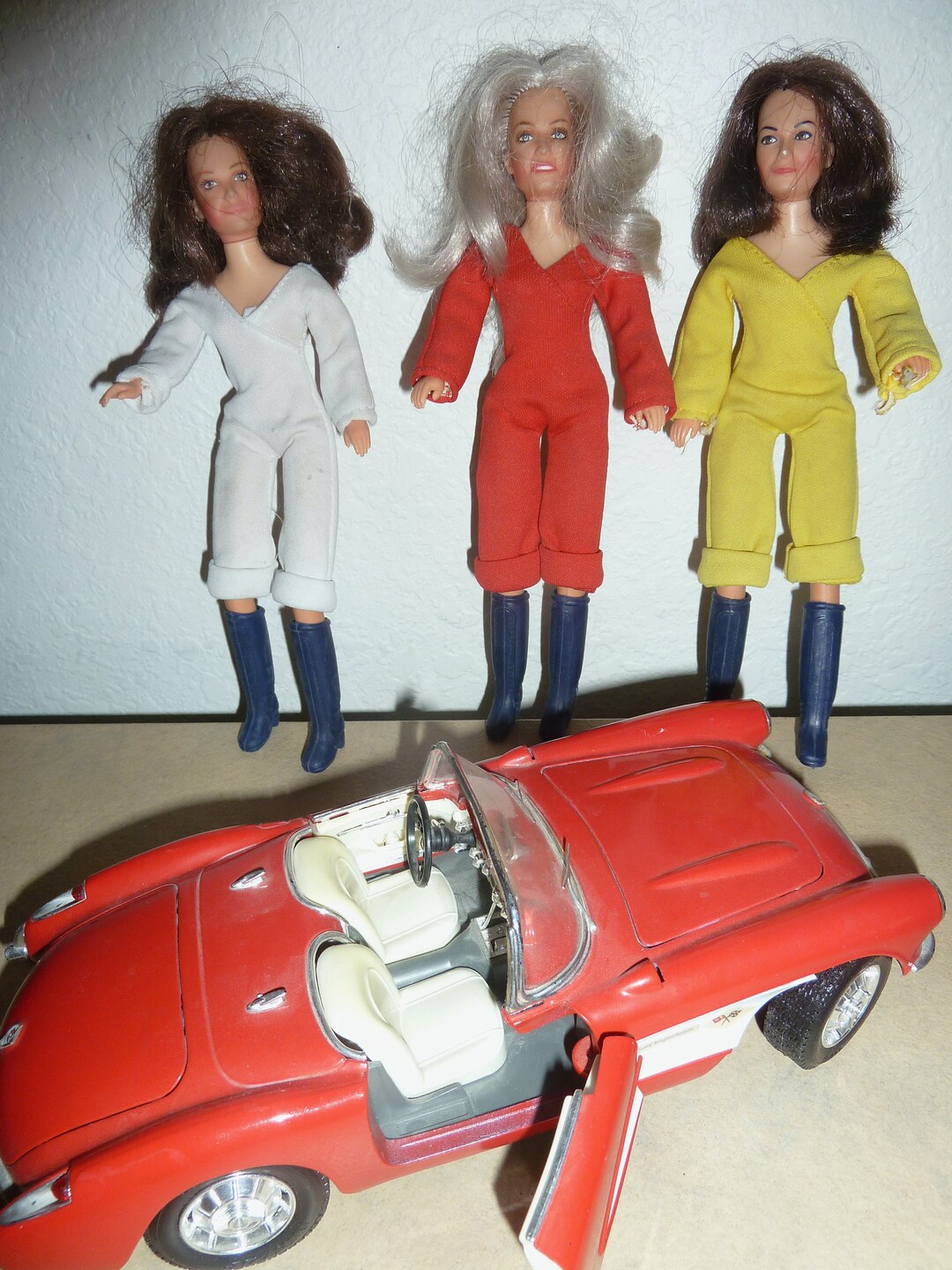 Set of 3 Vintage Charlie's Angels & Model Corvette Hot Chicks, Hot Car ...