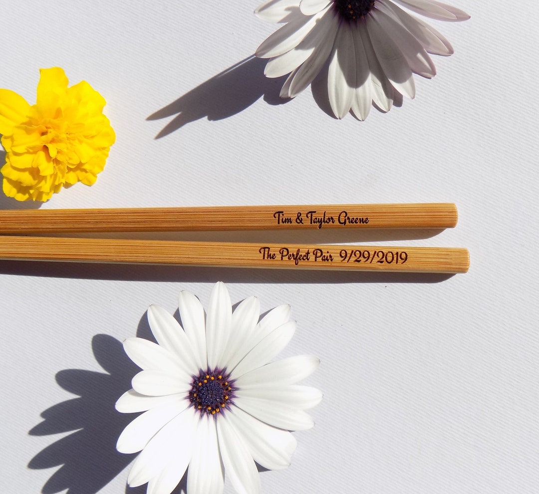 Personalized Wedding Chopsticks, Save the Date, Birthday, Chop Stick ...