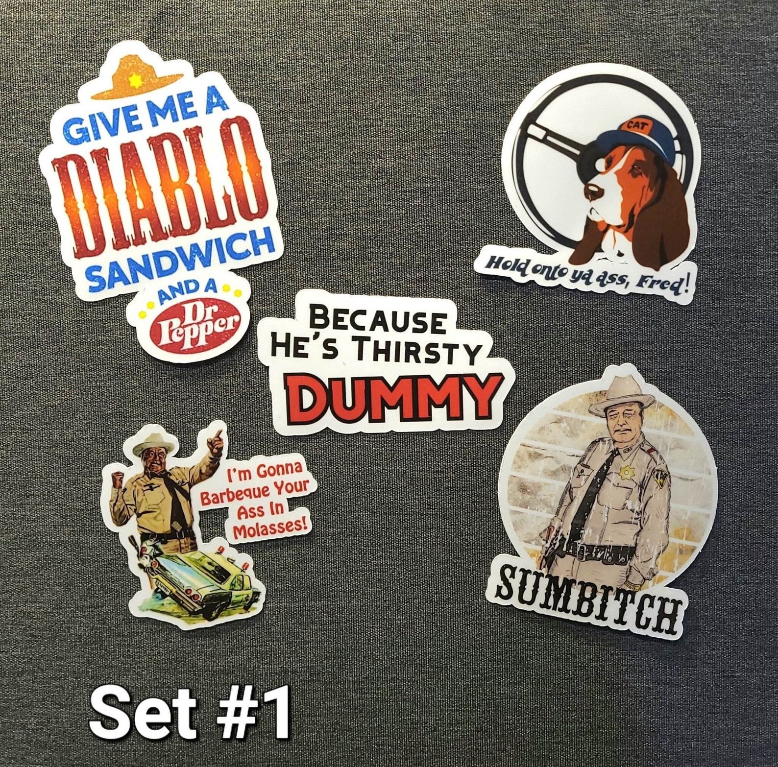 Smokey & the Bandit Die Cut Stickers - Etsy