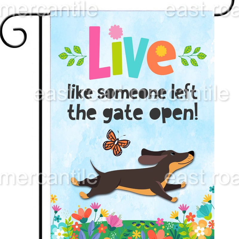 Left Garden Flags - Etsy