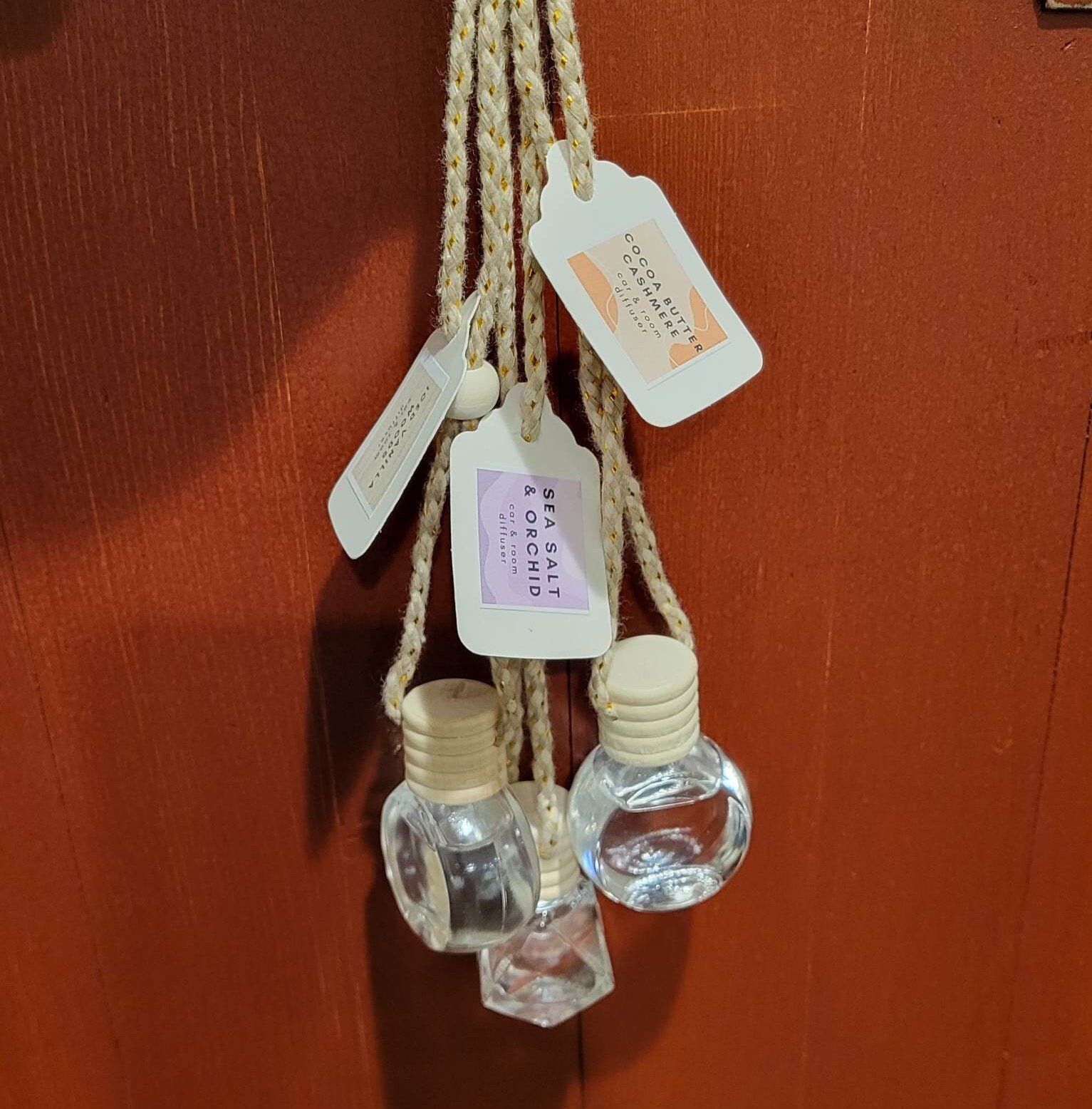 Car Diffusers | Glass Auto Air Diffuser Fresheners | Boho Style Air ...