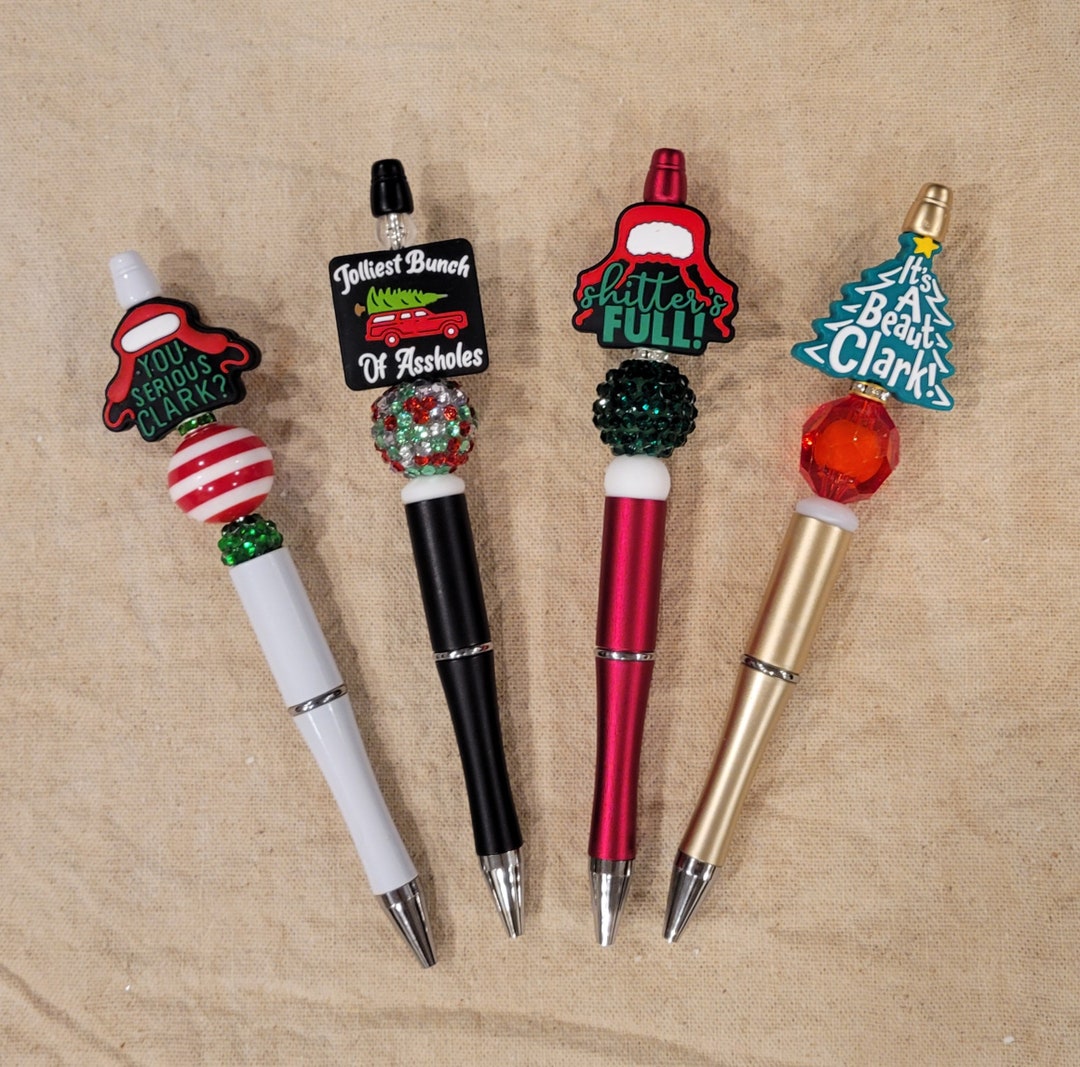 Griswold Christmas Theme Bead Pens - Etsy