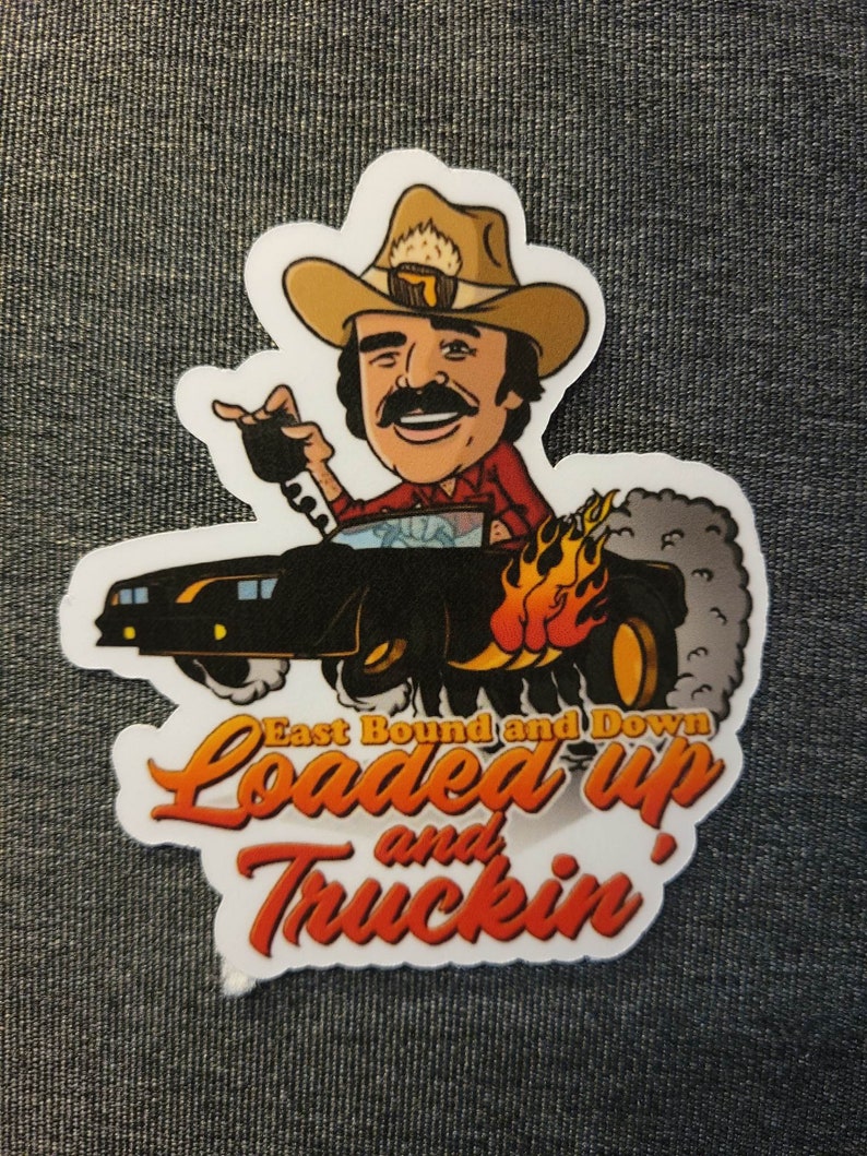 Smokey & the Bandit Die Cut Stickers - Etsy