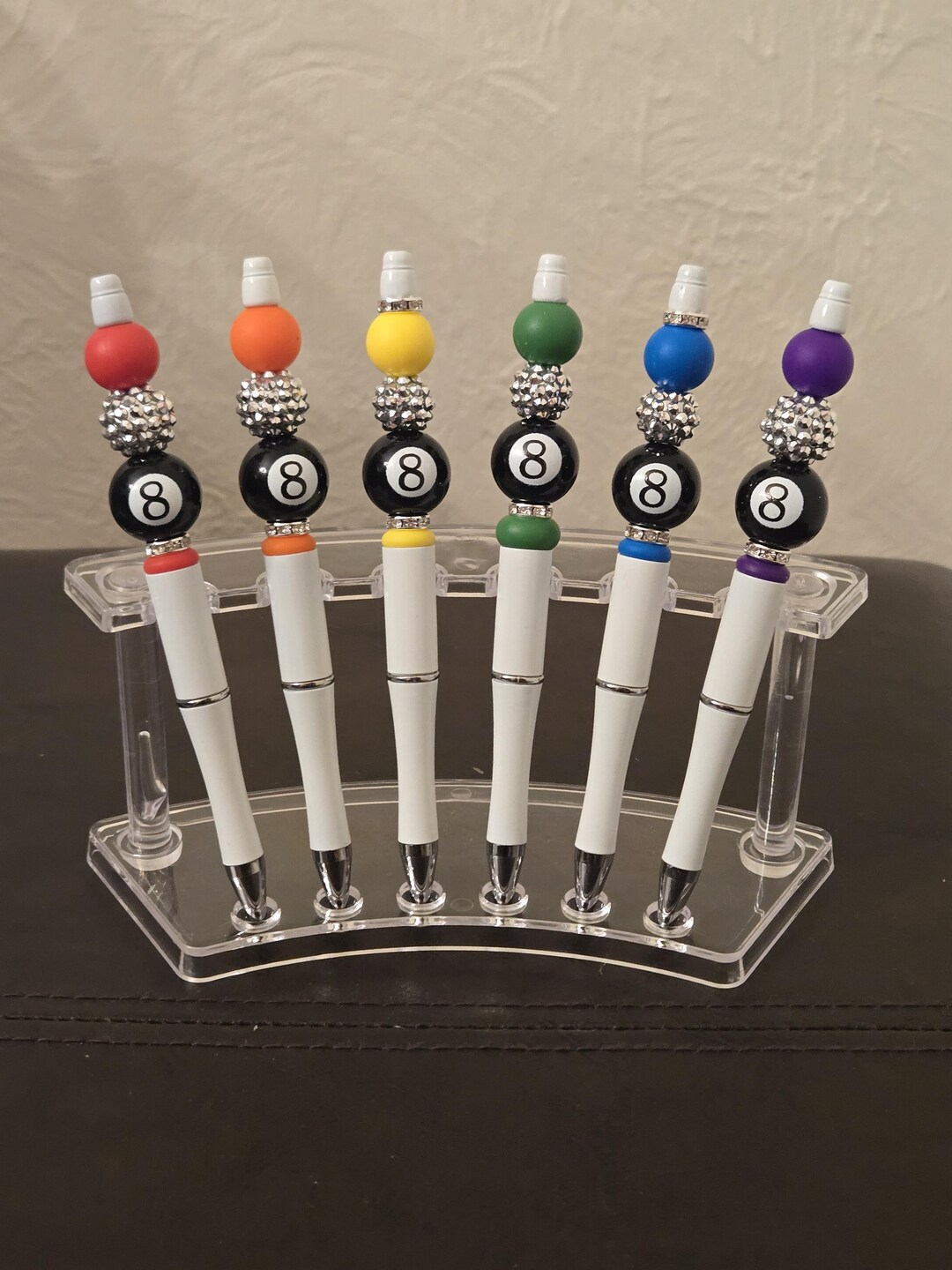 Pool Ball Billiard Theme Bead Pen - Etsy