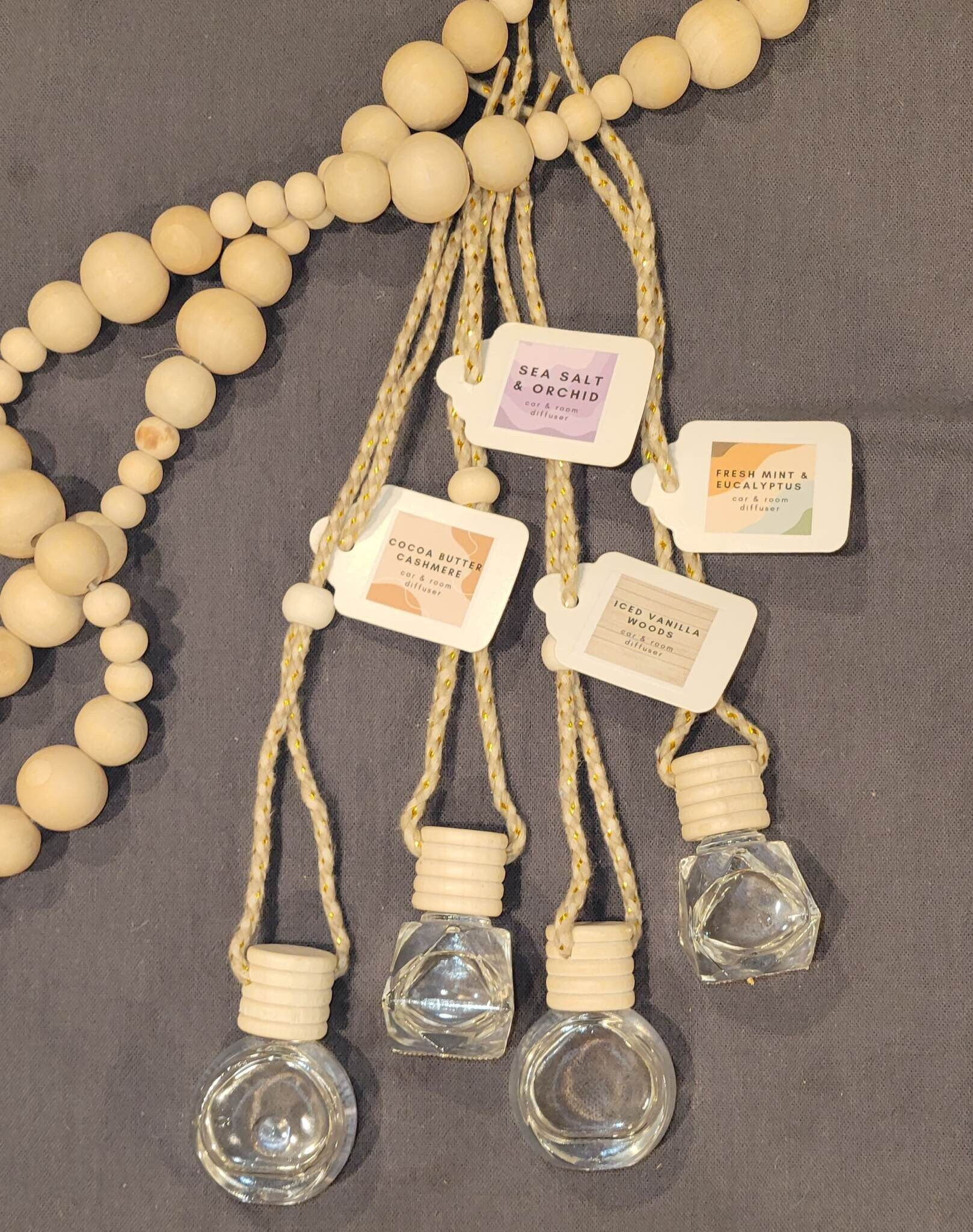 Car Diffusers | Glass Auto Air Diffuser Fresheners | Boho Style Air ...
