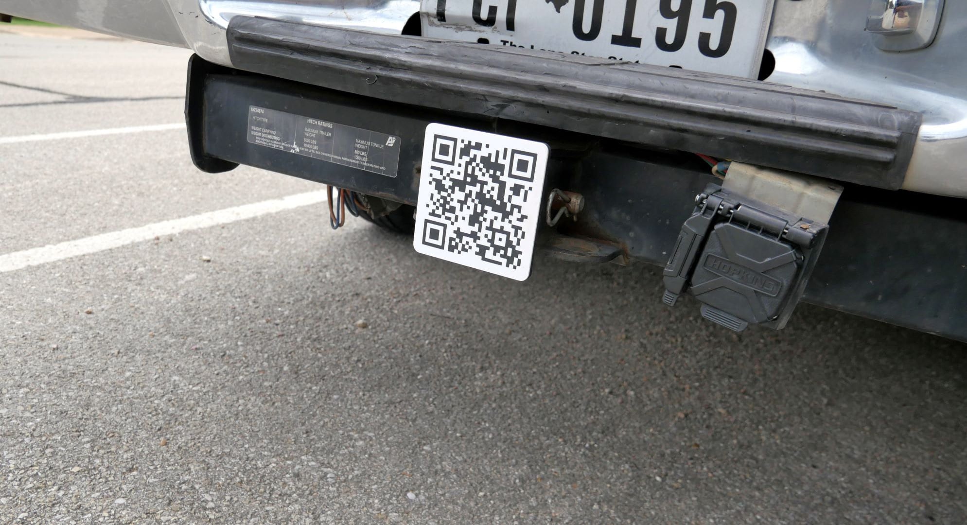 QR Code Trailer Hitch Cover - Etsy