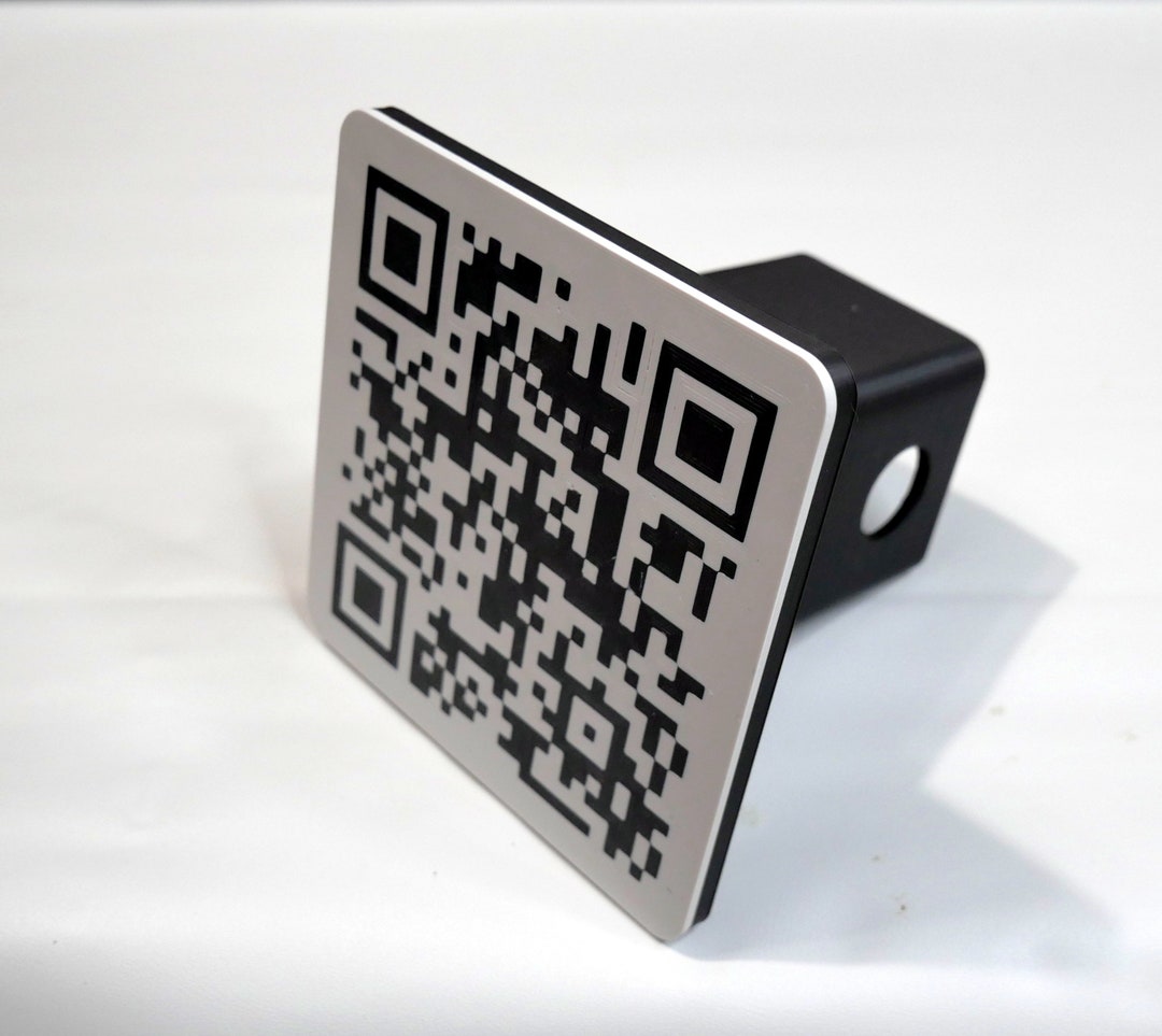 QR Code Trailer Hitch Cover - Etsy