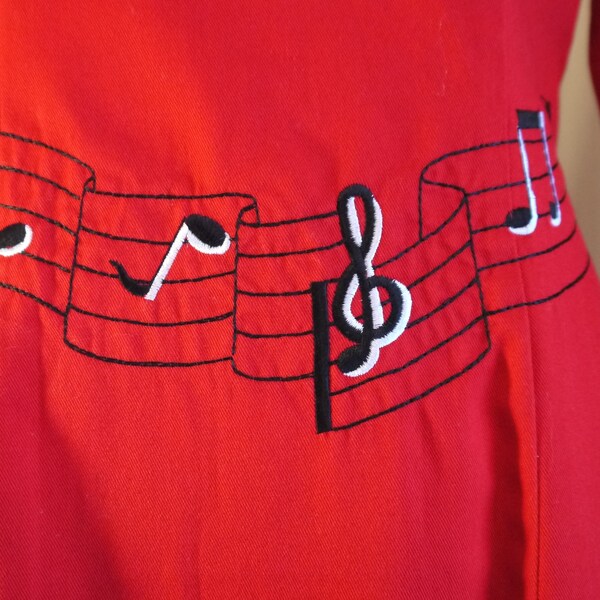 Music Note Dress - Etsy