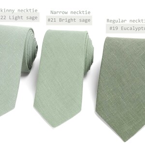 Sage Green Color Variation Neckties, Suspenders, Bow Ties, Handkerchief ...