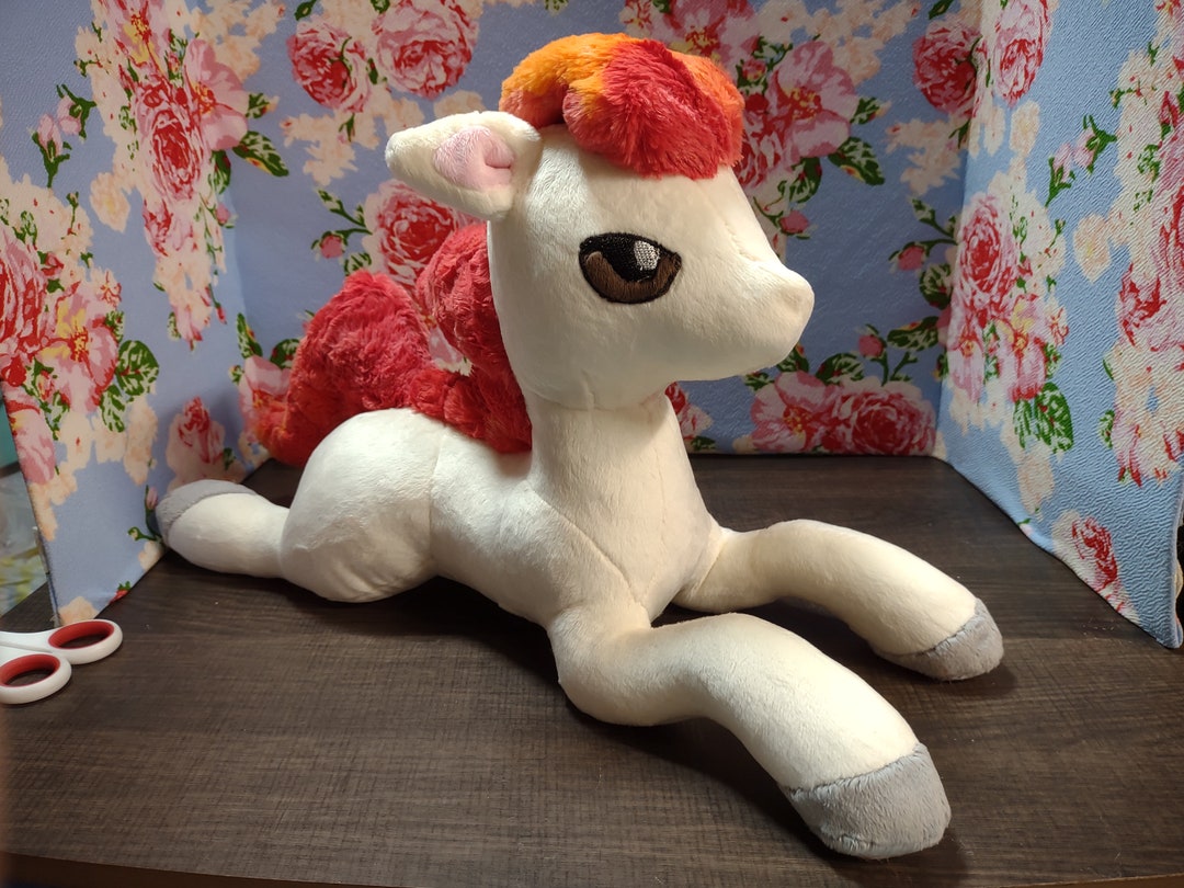 Kanto Ponyta 18 Handsewn Minky Plushie Pokémon Fan Merch - Etsy