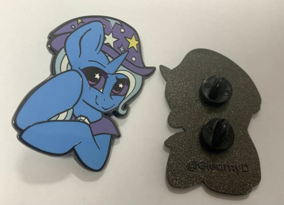 2" Trixie Lulamoon Hard Enamel Pin, Design by Gleamy Dreams - My Little ...