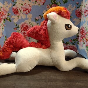 Kanto Ponyta 18 Handsewn Minky Plushie Pokémon Fan Merch - Etsy