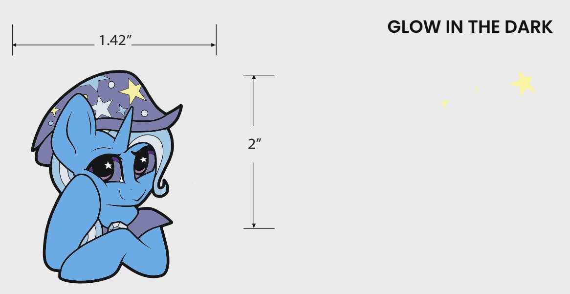 2 Trixie Lulamoon Hard Enamel Pin Design by Gleamy - Etsy