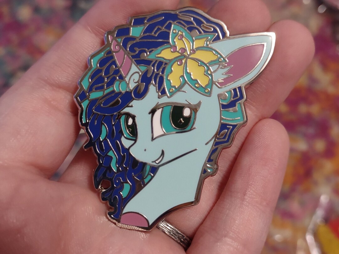 Misty, 2" Hard Enamel Glow in the Dark Pin- MLP G5 Make Your Mark ...