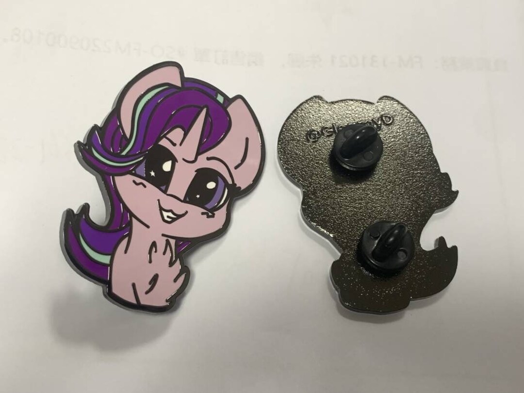 2 Hard Enamel Starlight Glimmer Pin, Design by Gleamy Dreams My Little ...