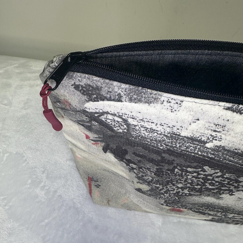 Medium Handmade Zippered Project Bag / Knitting Crochet Bag - Etsy