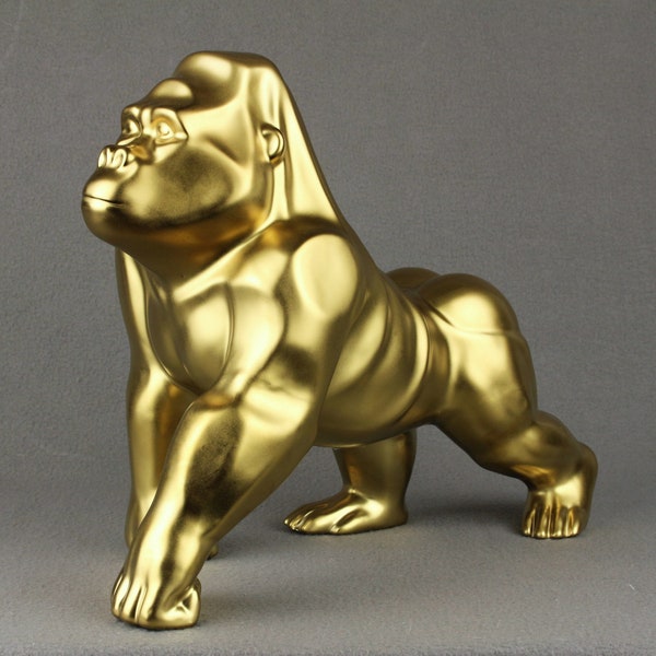 Gorilla Statue - Etsy